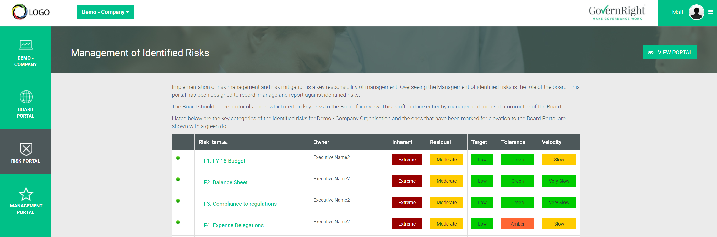 How to Video: Setting up / Managing Risk Categories (UM 4.2) – GovernRight Help Centre